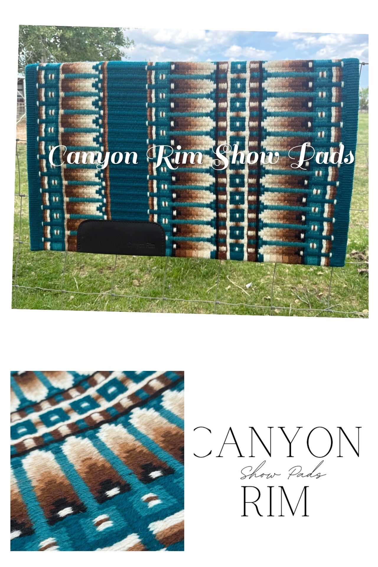 Beautiful Custom Show pad – Canyon Rim Show Pads