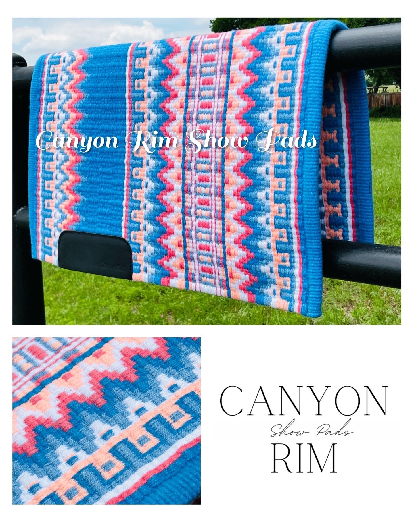 Beautiful Oversized Custom Show Pad – Canyon Rim Show Pads